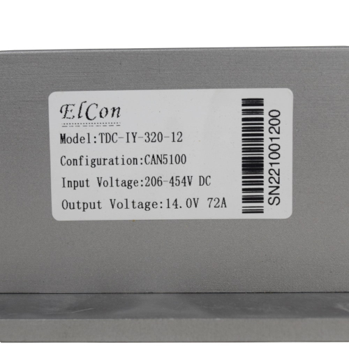 Elcon 1000W DC-DC Converter 206-454 VDC TDC-IY-320-12